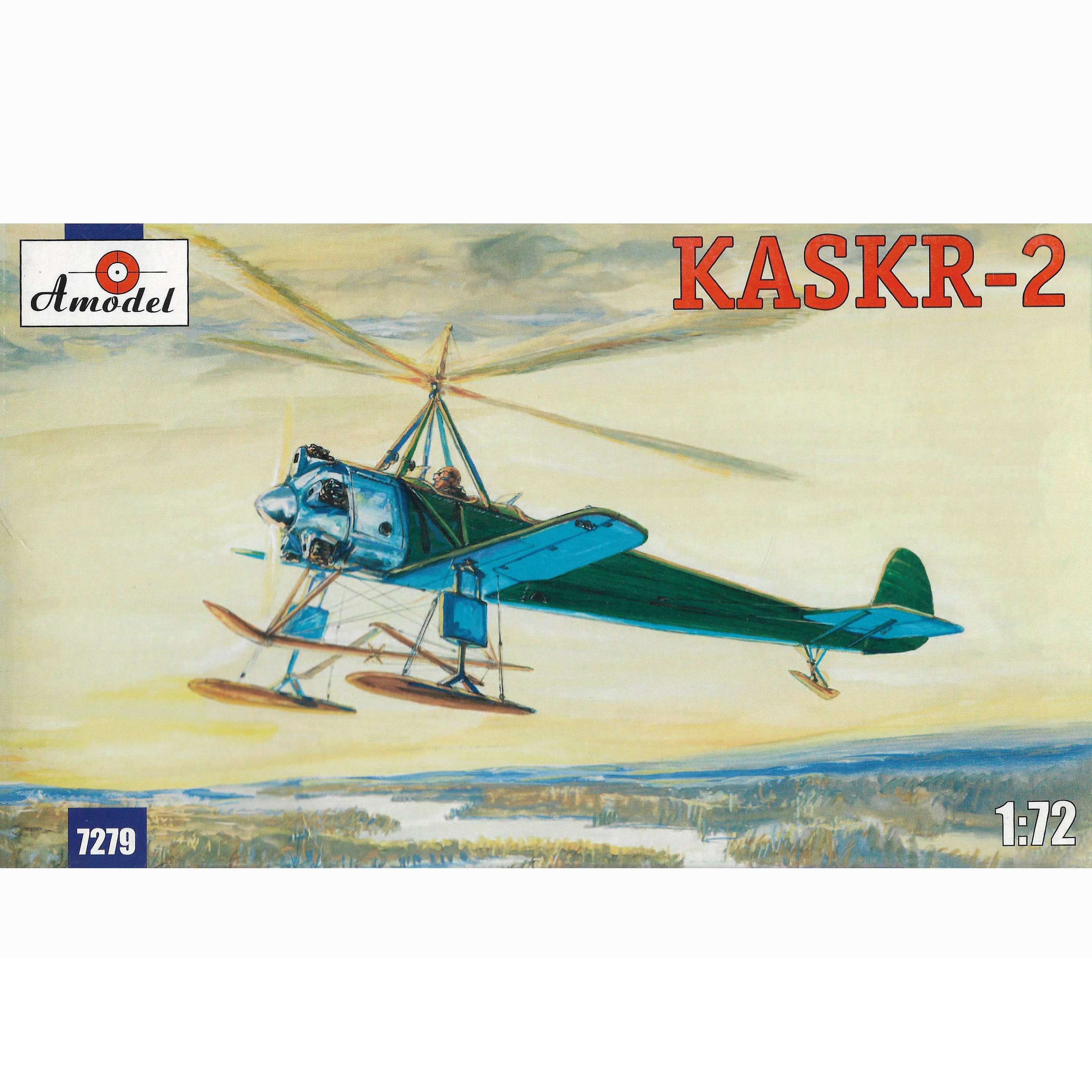 KASKR-2 Soviet autogiro Scale 1:72 Amodel AMO7279 Plastic Airplane Mod – Plastic Models Kits