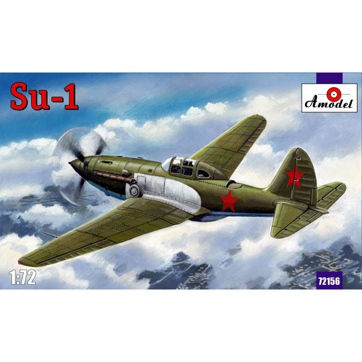 Sukhoi Su-1 Soviet Prototype Fighter 1:72 Plastic Model Kit | Amodel ...