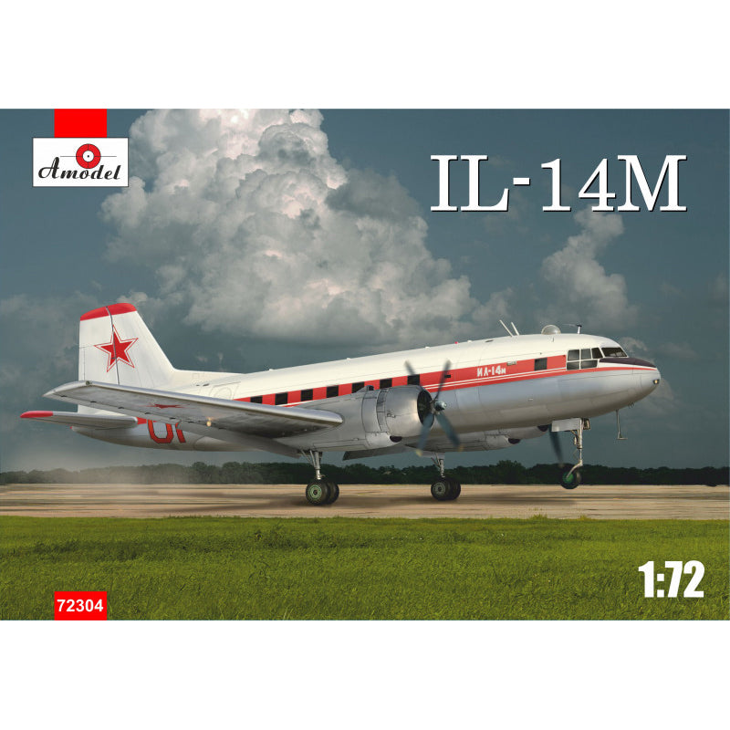 Ilyushin Il-14M Transport Aircraft Plastic Model Kit 1:72 | Amodel ...