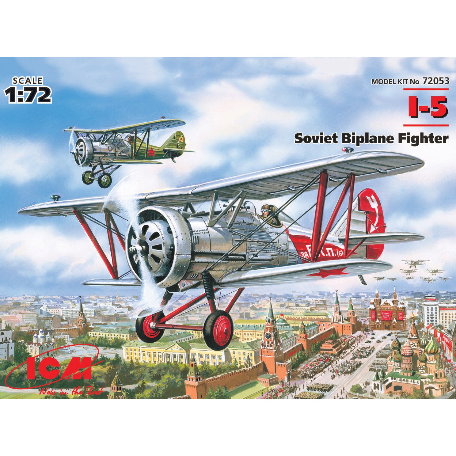 ICM 72053 Scale model aircraft 1:72 I-5 WWII Soviet fighter plastic ki ...